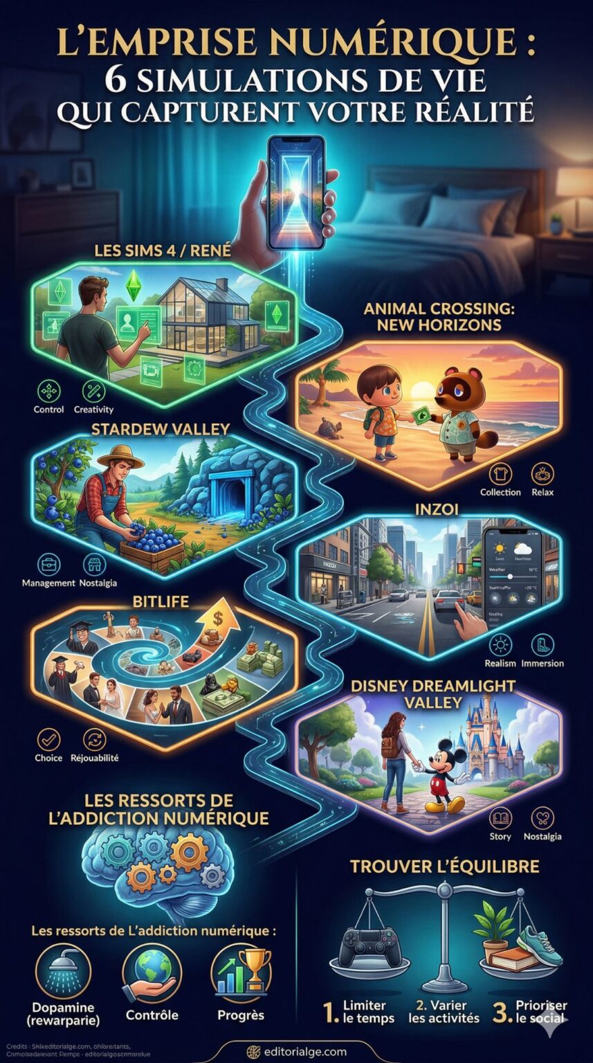 6 Jeux de Simulation de Vie Addictifs : Le Guide Complet 2026
